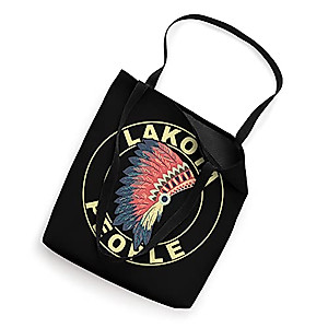Lakota People Headdress Proud Native American Lakota Nation Tote Bag