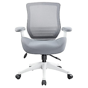 BOLISS 400lbs Ergonomic Office Chair with Super Soft Adjustable Arms,Molded Foam Seat and Lumbar Support Home Office Desk Chair,Swivel Computer Chair (Grey)