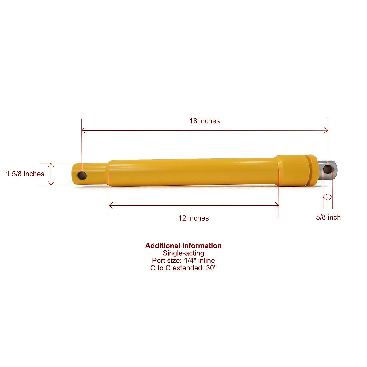 The ROP Shop | (Pack of 2 Snowplow Power Angling Cylinder Ram Meyer e-60, E-47