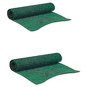 (2 Pack) Zilla Reptile Terrarium Bedding Substrate Liner, Green, 40 Breeder/50Gallon