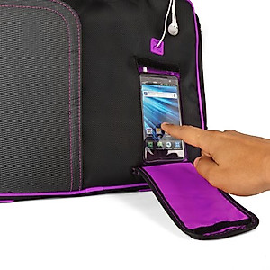Laptop Messenger Bag for Gateway 14.1-inch Laptop CLT146401, 14.1" Elite, Slim Notebook (Purple)