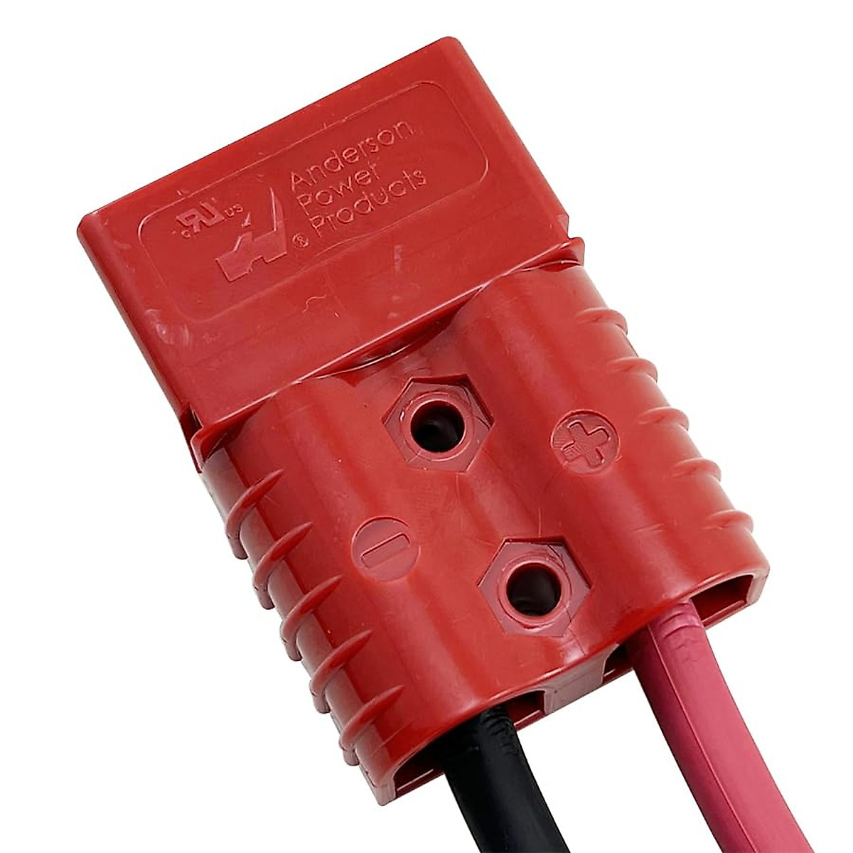 RCPW 120A Red Anderson SB120 Battery Power Connector Repair Harness w/Leads, Used for Snow Plow/Buyers SaltDogg Salt Spreader Wiring Harness Applications