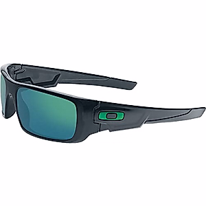 Oakley Crankshaft Sunglasses Black Ink/Jade Irid, One Size