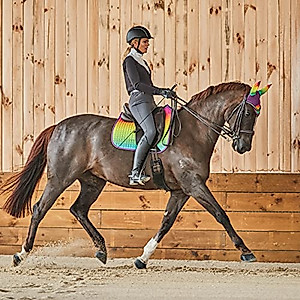 Weatherbeeta Prime Ombre Dressage Saddle Pad - Rainbow Dream - Full