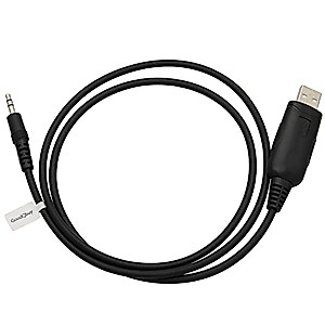 GoodQbuy USB Programming Cable for Icom Radios IC-F3 IC-F3S IC-F3GS IC-F3GT IC-F4 IC-F4S IC-F21 IC-F26 1-pin