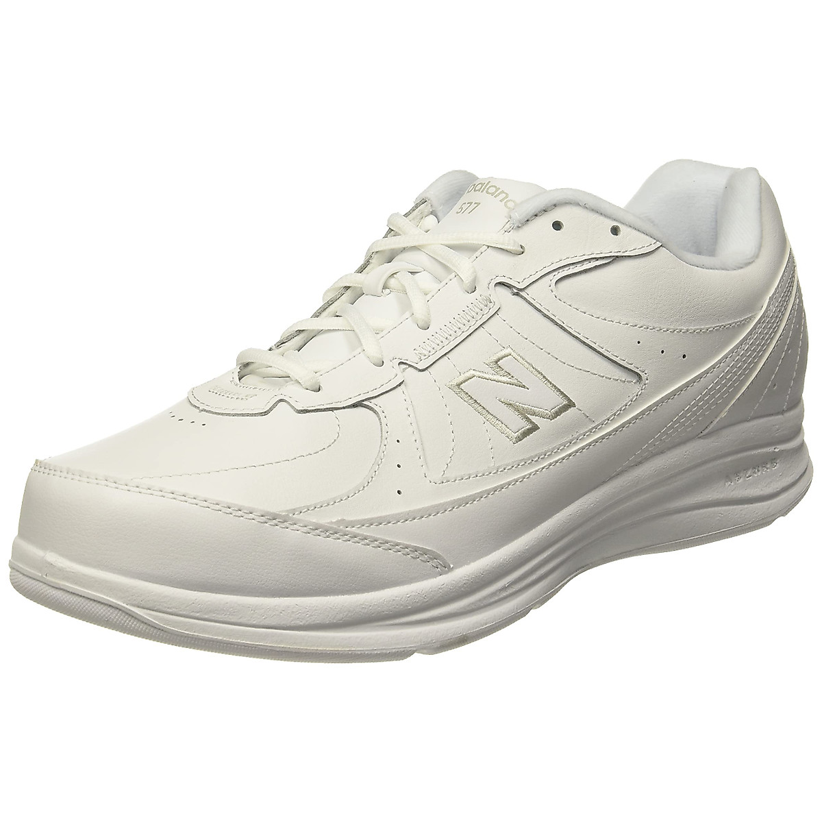 New Balance Men's 577 V1 Lace-up Shoe, White, 11.5 Wide