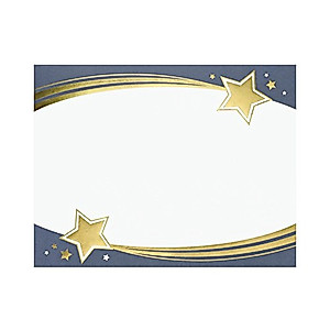 Great Papers! Shooting Stars Gold Foil Certificate, 8.5" x 11", 15 Count (20103777)