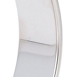 Pilipane English Muffin Rings,6 Pieces Crumpet Rings Double Rolled Tart Ring, Easy Demoulding DIY Stainless Steel Muffin Tart Rings Nonstick Metal Round Ring Mold for Home Food Making Tool(10CM)