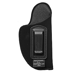BLACKHAWK Inside-the-Pants Holster, Size 01, Right Hand, (3-4" Barrel Med Autos), Multi, One Size (73IP01BK)