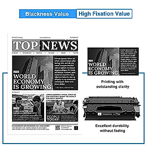 TRUE IMAGE Compatible Toner Cartridge Replacement for HP 49X Q5949X 49A Q5949A 53X Q7553X for HP 1320 1320n 1320tn P2015 P2015dn 1160 3390 3392 P2014 P2015d Printer Ink (Black, 2-Pack)