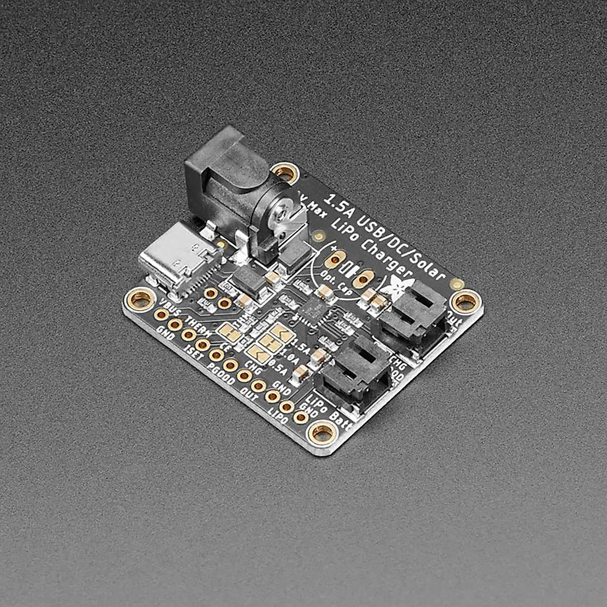 Universal USB/DC/Solar Lithium Ion/Polymer Charger - bq24074 Adafruit 4755