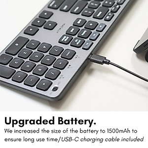 Macally Backlit Bluetooth Keyboard for Mac (2024 Upgraded Battery) - Compatible Apple Keyboard Wireless - Multi-Device Keyboard for MacBook Pro/Air, iMac, iMac Pro, Mac Mini, Mac Pro