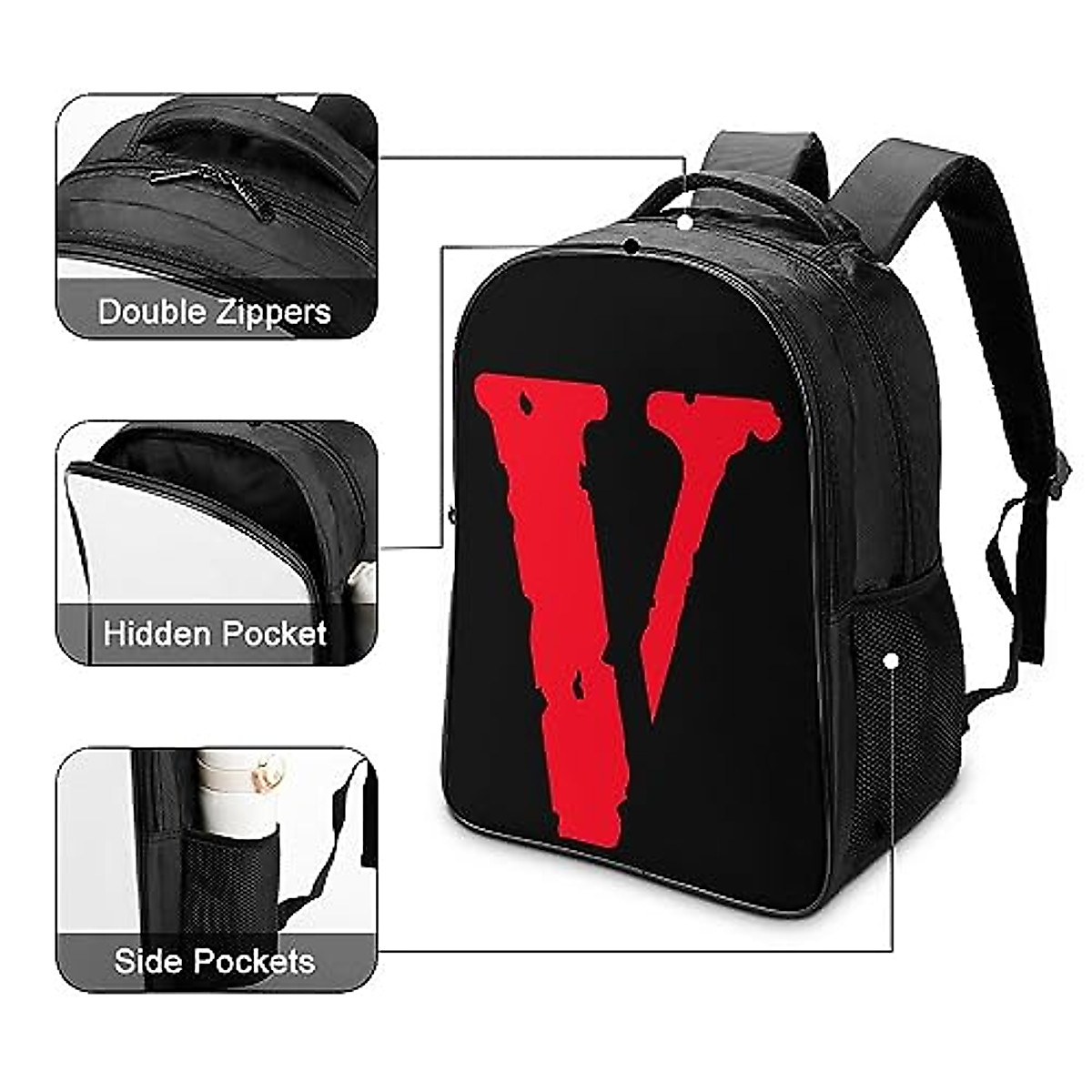 Backpack 3D Printed Casual Lightweight Travel Daypack Large Capacity Laptop Backpack(Style-4)