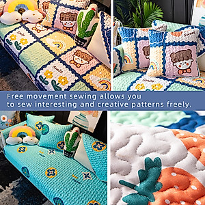 Meander Quilting Templates,Free Motion Quilting Template,Arcylic Quilting Templates Rulers,Transparent Quilting Templates for Industrial and Domestic Sewing Machines