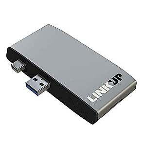 LINKUP - Surface Pro 4 Compatible SD Card Micro Memory Reader Adapter Hub | 6-in-1 Docking Station | 4K HDMI 1x SD 2X MicroSD Card Slots, 2X USB-A 3.0 Ports | Designed for Microsoft Surface Pro 4