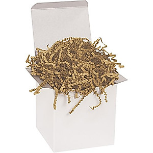Aviditi Crinkle Cut Paper Shred Filler, Kraft, (1 Case of 10 Lbs.) for Gift Wrapping, Holidays, Craft DIY's, Basket Filling and Decoration