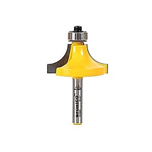 YONICO 13166q 1/2-Inch Radius Round Over Edge Forming Router Bit 1/4-Inch Shank