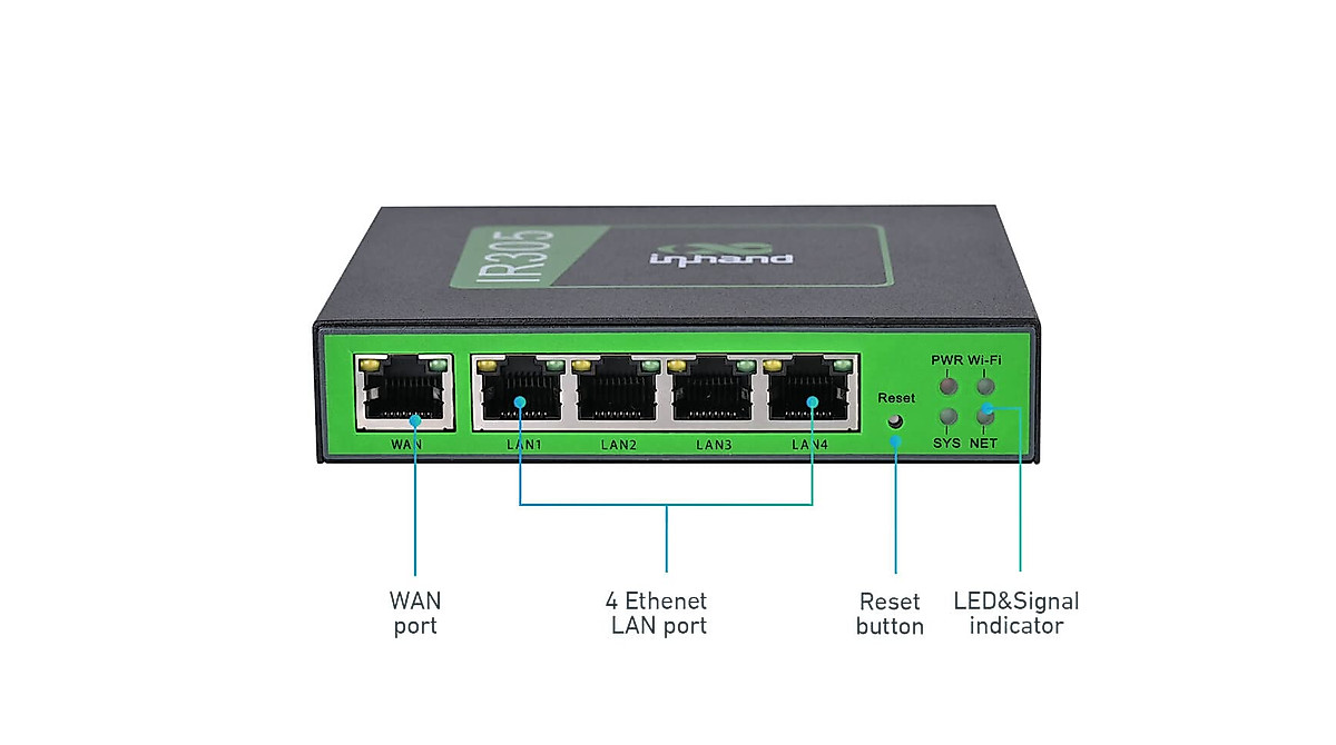 InHand Networks IR305: Dual SIM 4G VPN Router