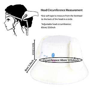 Roffatide Anime Cinnamoroll Bucket Hat for Boys Girls Cotton Embroidery Foldable Sun Hat Fishing Beach Hat