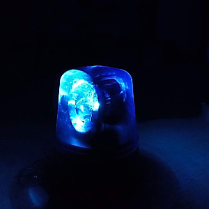 MAYiT LED Strobe Light, Disco Party Rotating Lamp DJ Flashing Stage Lights Police Car Beacon Siren Strobe Light with Switch Control for DJ Show Bar