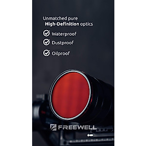 Freewell 58mm Threaded Hard Stop Variable ND Filter All Day 2 to 5 Stop & 6 to 9 Stop - 2Pack