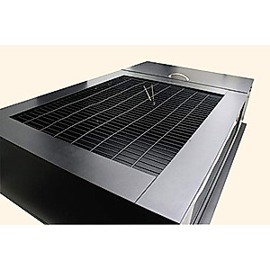 Penn-Plax Large (48" x 30") Tortoise Palace with Wire Top, Black Frame, Glass Terrarium, and Lamp Mount – Beautiful Turtle Cage Designed for The Modern Home with Room for Growth (REPTH1)