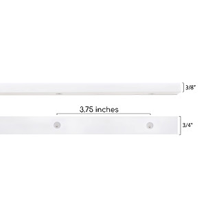 Hatsbi UHMW Crosscut Sled For Table Saw Sled Miter Bars 3/4" X 3/8" X 17" -Predrilled holes and 20 screws included For Jigs Fixtures or Miter Slots (size 3/4"x3/8") 4 x UHMW Bars