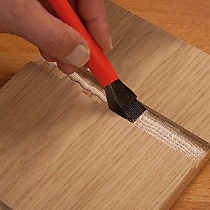 Sili Non-Stick Silicone Glue Brush Wood Glue Applicator Set | 1" & 1/2" Wood Glue Brush Kit | Easy Clean Glue Brushes for Woodworking, Arts, Hobby | Silicone Glue Spreader Wood Glue Brushes for Crafts