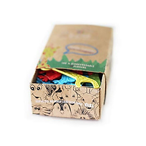 Kids Dental Floss Picks Without Fluoride, Natural Strawberry Flavor. Fun & Colorful Animal Shape Will Make Any Little one Floss. Part Biodegradable & Eco-Friendly. Prevent Tooth Decay & Gum Disease.