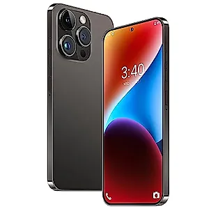 xixaomiro i14Pro Max Unlocked 5G Cellphone Android Smartphone Mobile Phone, 8GB RAM, 512GB ROM 1TB Expandable, 6.8'' FHD Screen, 6000mAh Battery, Dual Sim Card, 48+13MP Camera (Black)