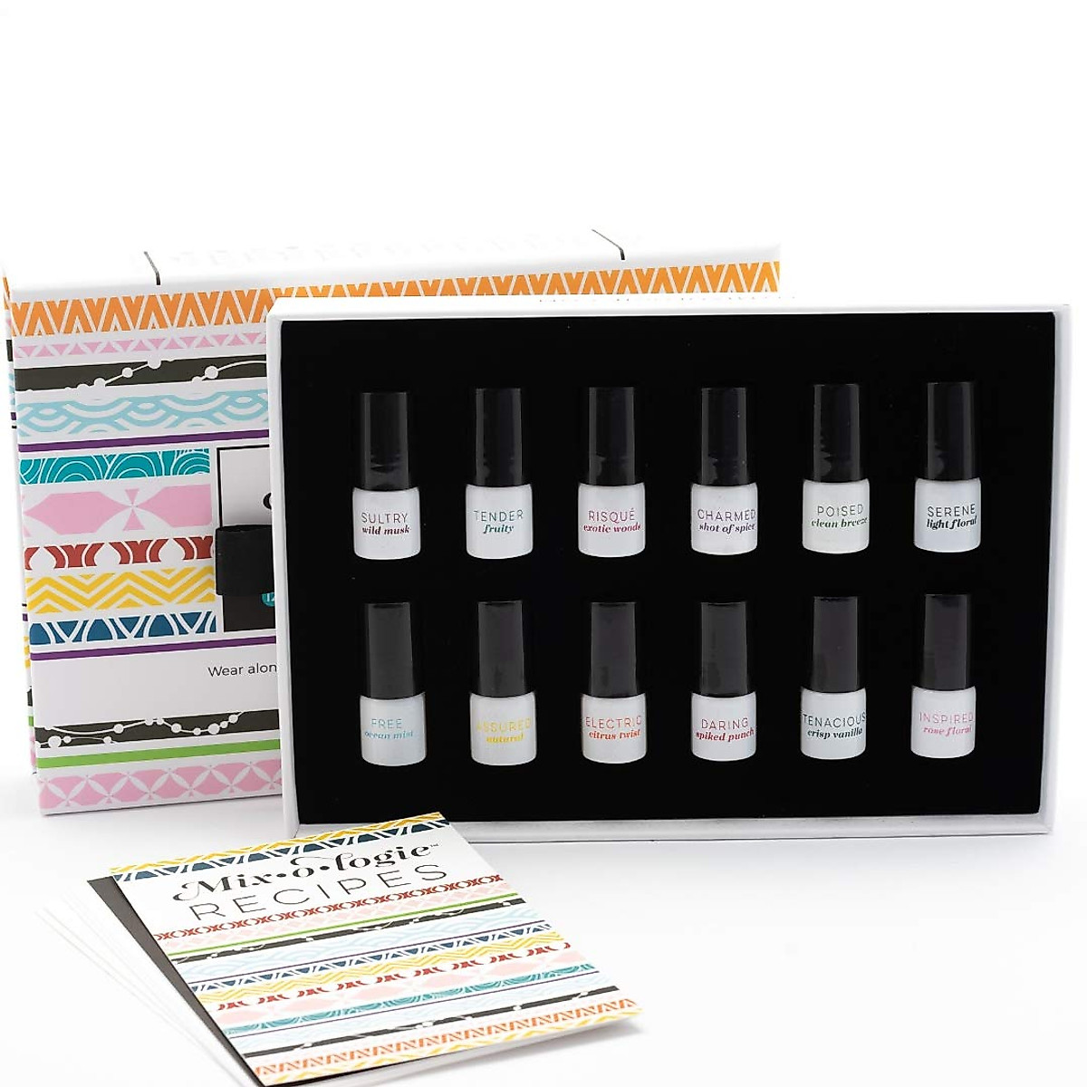 Mixologie Mini Blending Kit - Perfume Blending Kit - Fragrance Sample Set - Rollerball Sampler of Perfume Oils - Alcohol Free Perfume Discovery Kit