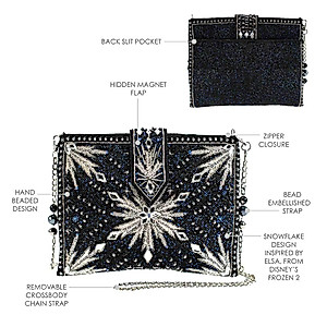 Mary Frances The North Calls, Disney Frozen 2 Beaded Crossbody Handbag