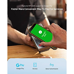 DOOGEE S51 Rugged Smartphone Unlocked Android 12, Helio G25 4GB+64GB 5180mAh Battery, Dual SIM 4G, 6.0" IPS HD, IP68 Waterproof IP69K Rugged Phone, NFC, AI Double Camera (12MP+2MP) 8MP Front Orange