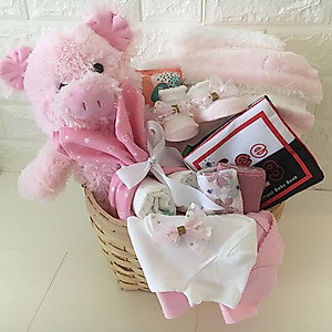 Baby Girl Gift Basket, Medium