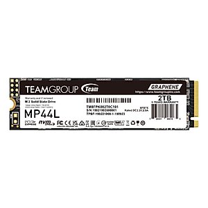 TEAMGROUP MP44L 2TB SLC Cache NVMe 1.4 PCIe Gen 4x4 M.2 2280 Laptop&Desktop SSD (R/W Speed up to 4,800/4,400MB/s) TM8FPK002T0C101