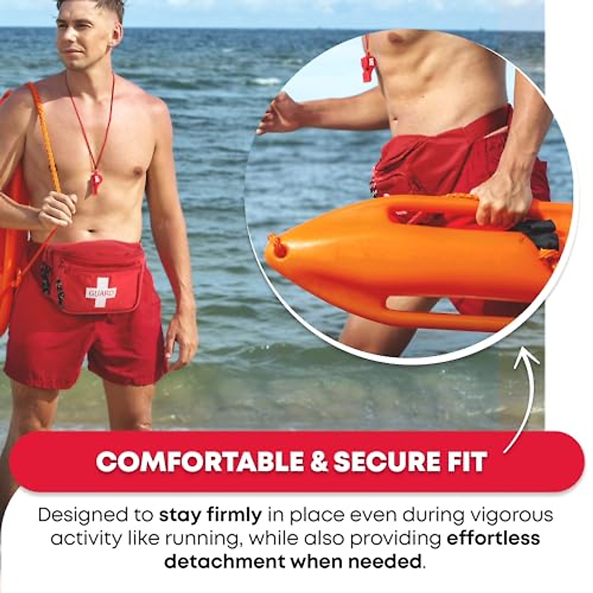 Ever Ready First Aid Fanny Pack/Hip Pack (Fanny Pack With Whistle)