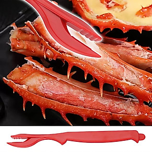 Crab Crackers and Tools, Lobster Crackers and Picks Set, 9Pcs Seafood Tools Set - Crab Leg Cracker Tool/Nut Crackers, Crawfish Sheller, Crab Leg Forks, Scissors & Storage Bag, Seafood Boil Utensils