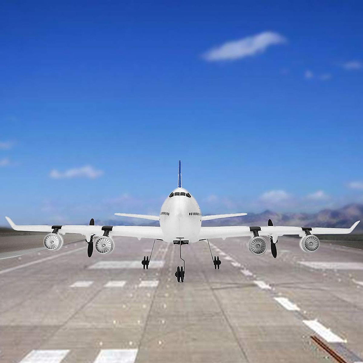 GoolRC Wltoys A150 RC Plane, Airbus B747 Model Plane, 3CH EPP 2.4G Remote Control Airplane RTF Toy for Kids and Adults