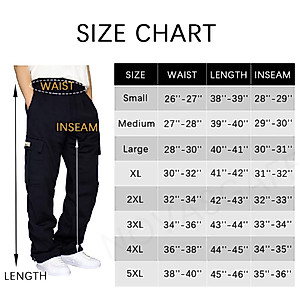 Mens Fleece Cargo Jogger Sweatpants for Adult Drawstring Loose Fit Joggers Sweat Pants with Pockets Grey