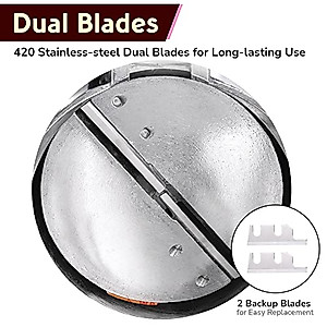 Yescom 300W Electric Ice Shaver Machine Dual Blades Snow Cone Maker Shaving Crusher 143 lbs/hr Home Commercial