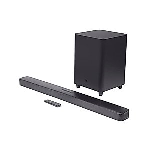 JBL BAR-5-1-SURROUND 5.1 Channel MultiBeam Sound Technology Soundbar with an Additional 1 Year Coverage by Epic Protect (2017)