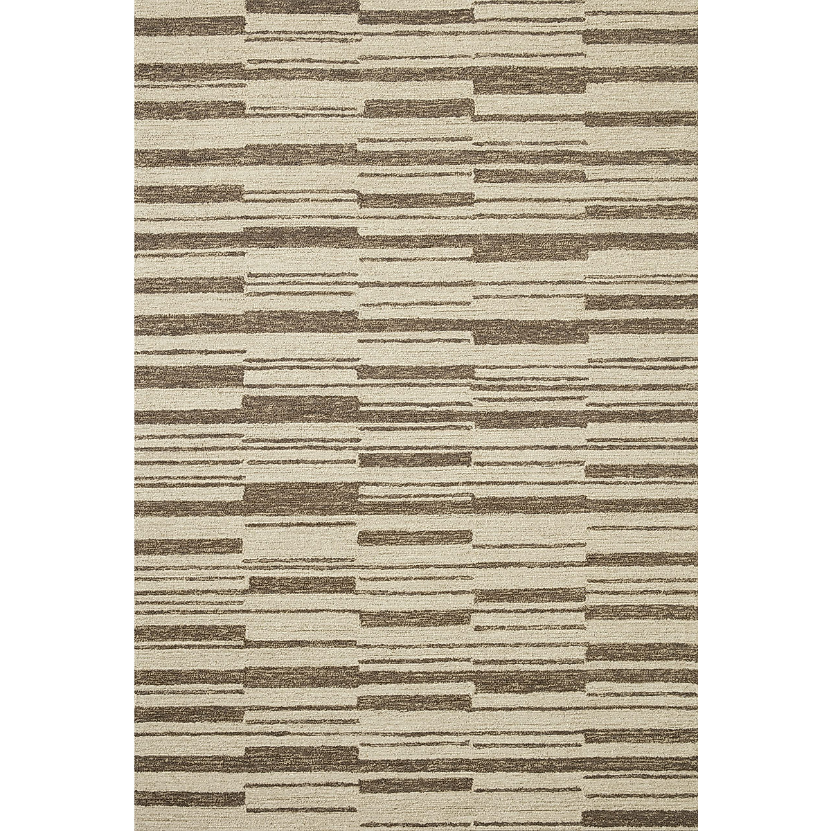 Loloi Chris Loves Julia x Polly Beige/Tobacco 2'-0" x 5'-0" Accent Rug