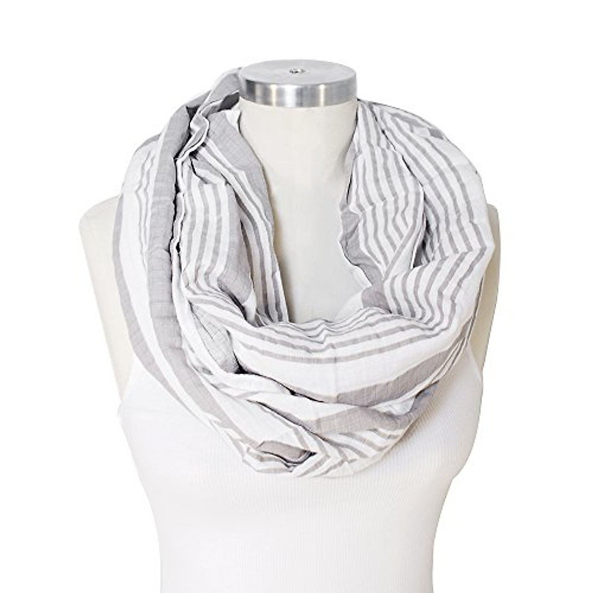 Bebe au Lait Premium Muslin Nursing Scarf, Lightweight and Breathable Cotton, One Size Fits All - Metropolitan