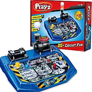 Playz Electric Piano Circuit Board for Kids - 38+ Music Lab Experiments, Kids' Electronics Kit, DIY Engineering Toy & Educational Science Kits, & STEM Projects for Kids Ages 8-12, Teens, Boys, & Girls