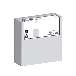 Globe Electric 60764 Novogratz x Globe Pendant, White Lantern