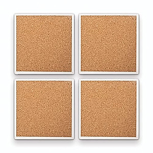 Irish Blessings Shamrock Green 4 x 4 Absorbent Ceramic Square Coasters Pack of 4