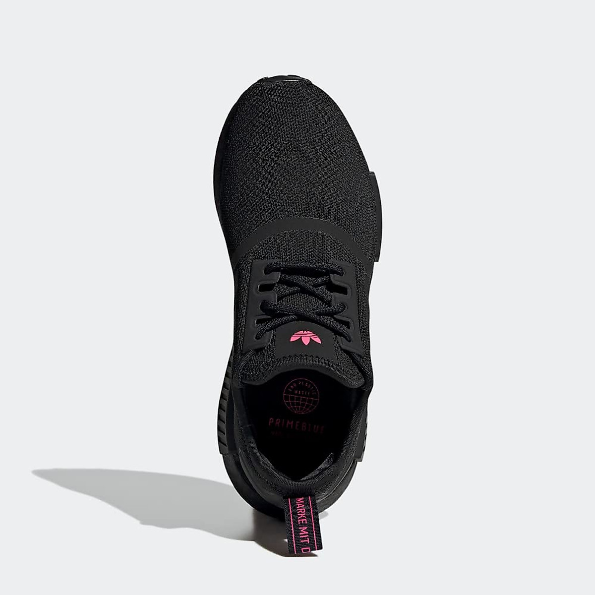 adidas Originals womens Nmd_r1's Sneaker, Core Black/Core Black/Solar Pink, 7.5 US
