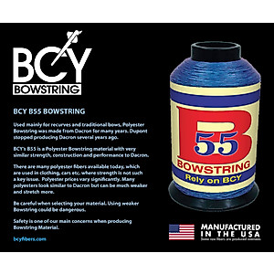 BCY B55 Bowstring Material Royal Blue 1/4 lb.