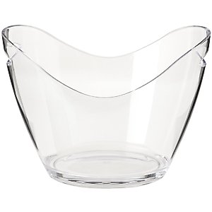 DeVine Accessories - Ice Bucket Clear Acrylic 8 Liter Good for up to 4 Wine or Champagne Bottles Ice Bucket