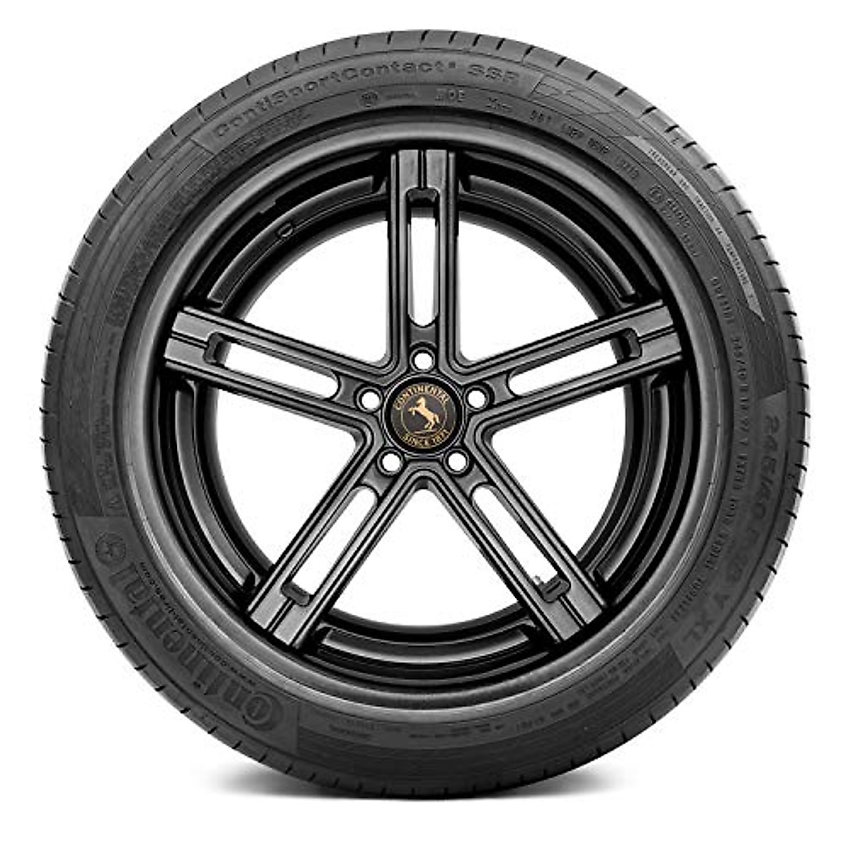 Continental CONTISPORTCONTACT 5 SSR (RUN FLAT) 225X40R18 Tire - Summer, Performance,Run Flat